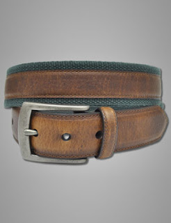 Men Fashion Dresses: Evergreen Leather Web Belt | Dockers Leather Men Belt