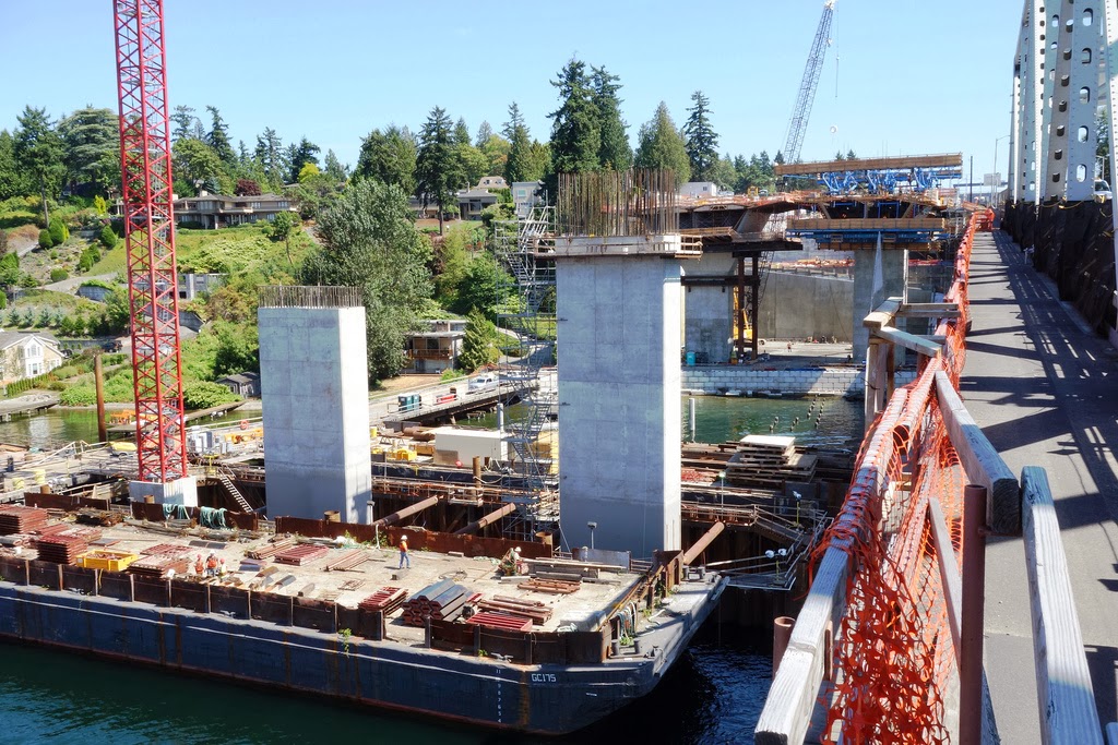 VISIONS DE CHANTIERS: SR 520 Seattle "floating bridge" (suite 44)