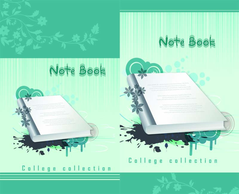 note book wrappers designs