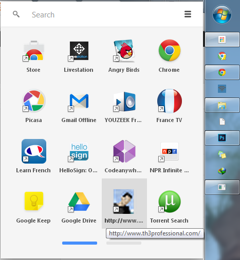 احتــرآف التـقـنية: كيف تضيف مواقعك المفضلة إلى Chrome App Launcher