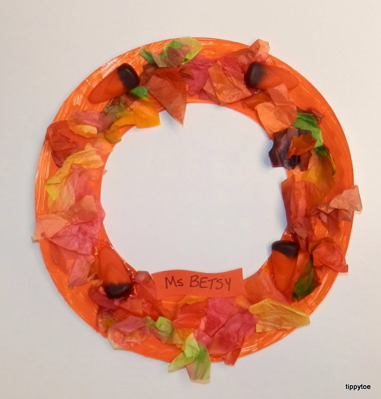 Tippytoe Crafts: Mini Autumn Wreaths