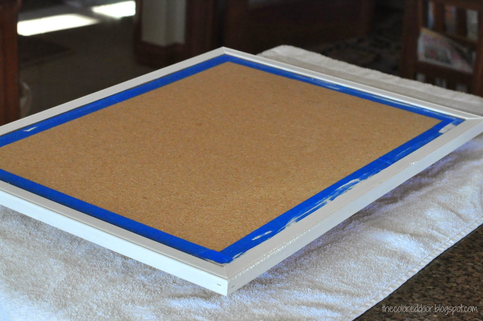 the colored door: Painted Bulletin Board