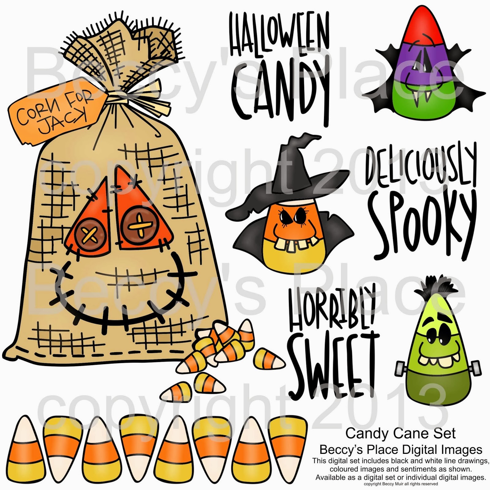 Beccy's Place: New Release: Candy Corn Set