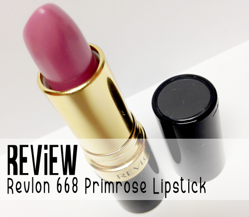 REVIEW: Revlon Super Lustrous Lipstick in 668 Primrose - Prairie Beauty