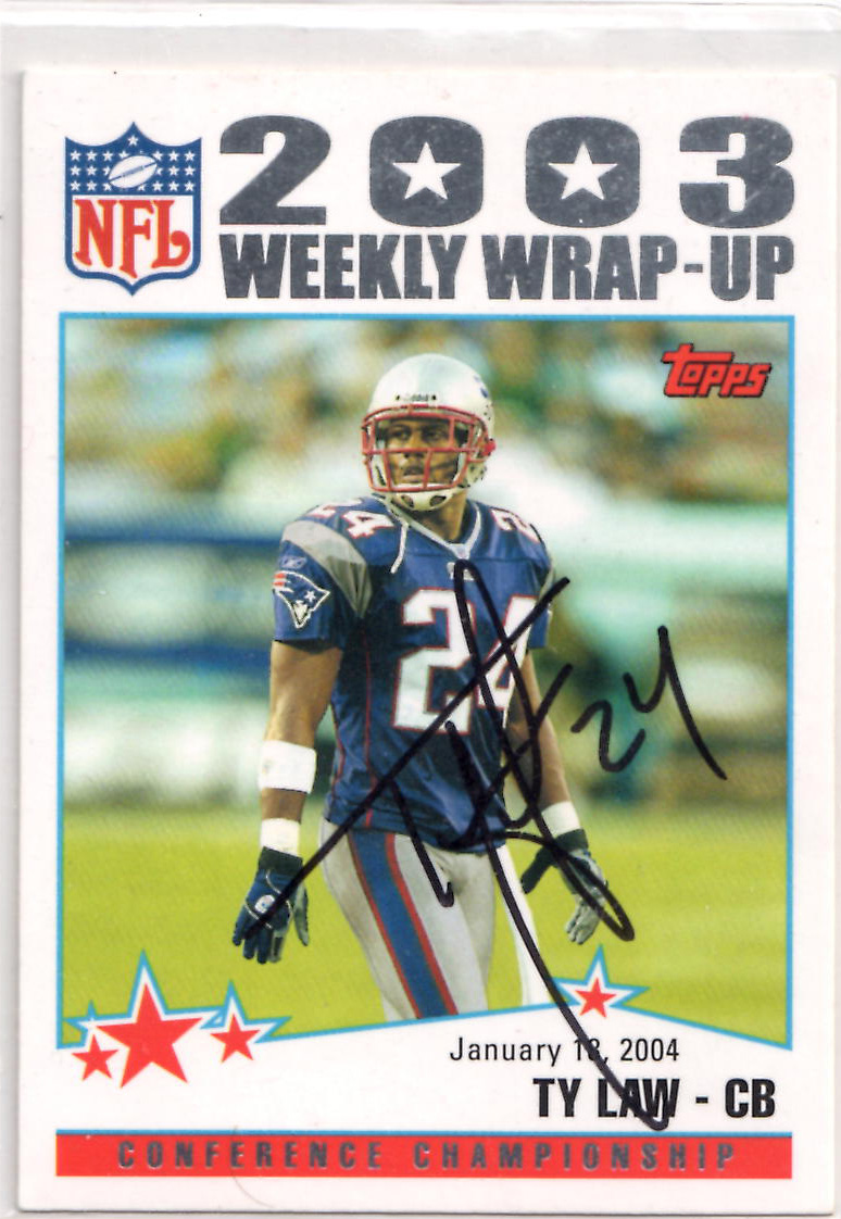 The Autograph Spot: Ty Law