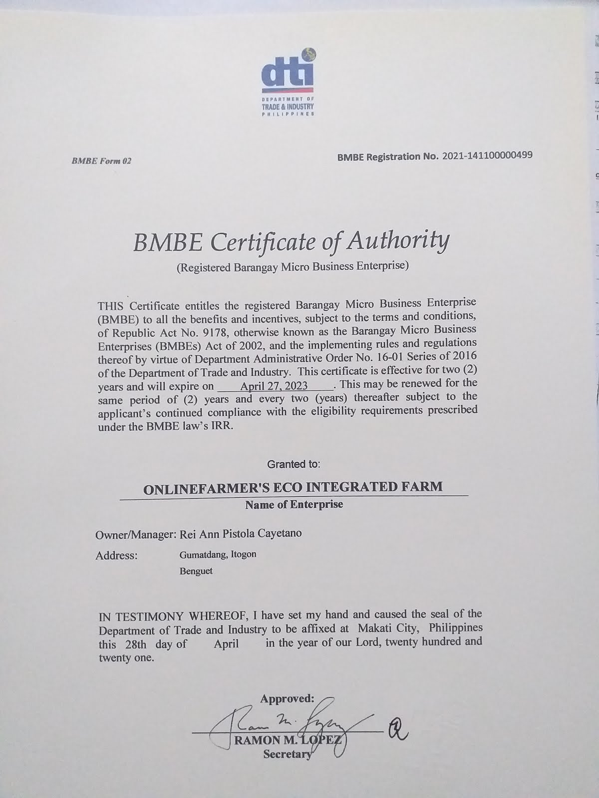 OnlineFarmer's Eco Integrated Farm: What is GAP Accreditation?