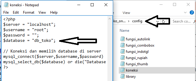 Cara membuka / akses source code (php) di Portable Web Server (Server2Go) - 1OOPersenWorking