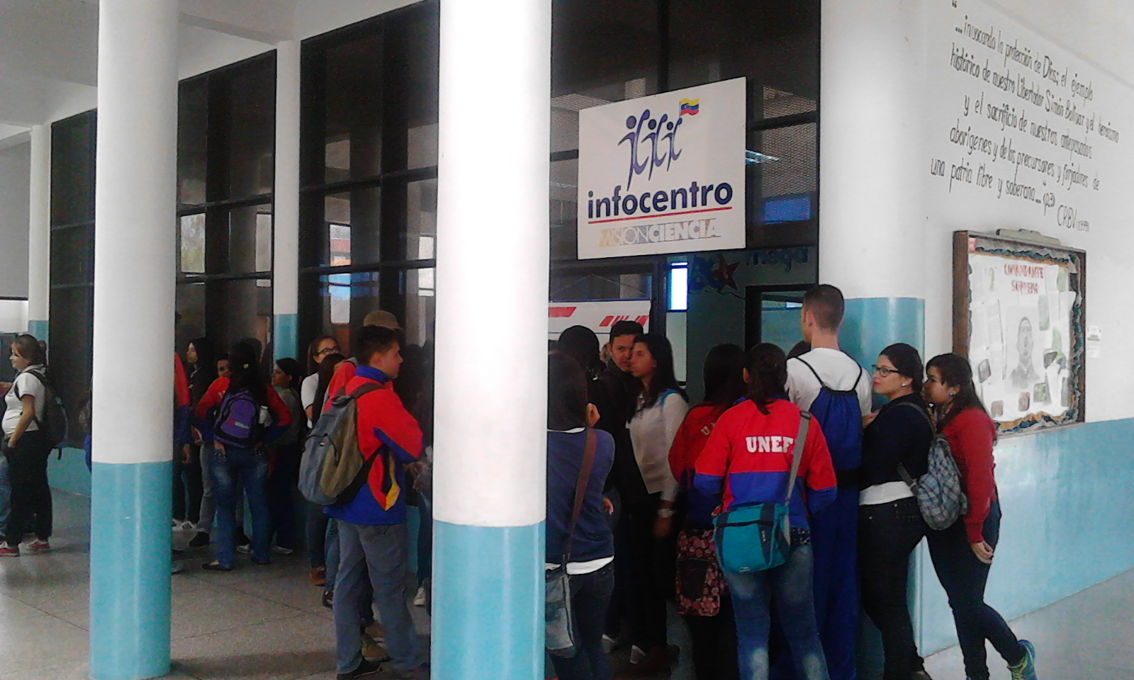 Megainfocentro Mérida: Apoyo a la Unefa Mérida