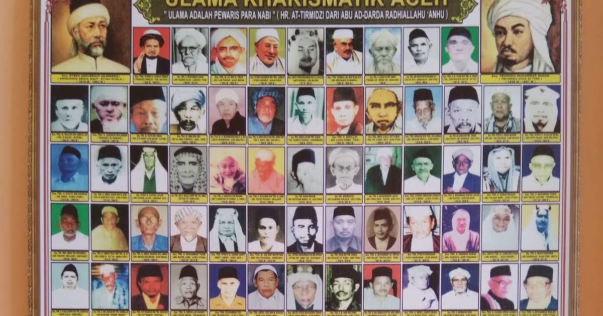 Poster Ulama Kharismatik Aceh - Blog Pak Pandani