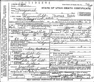 William Robb and Helen Bell: Thomas Robb - Indian War Veteran