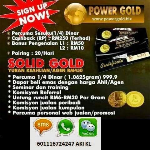 EMAS POWER GOLD MASA INI KITA SIMPAN MULA 05/05/2015