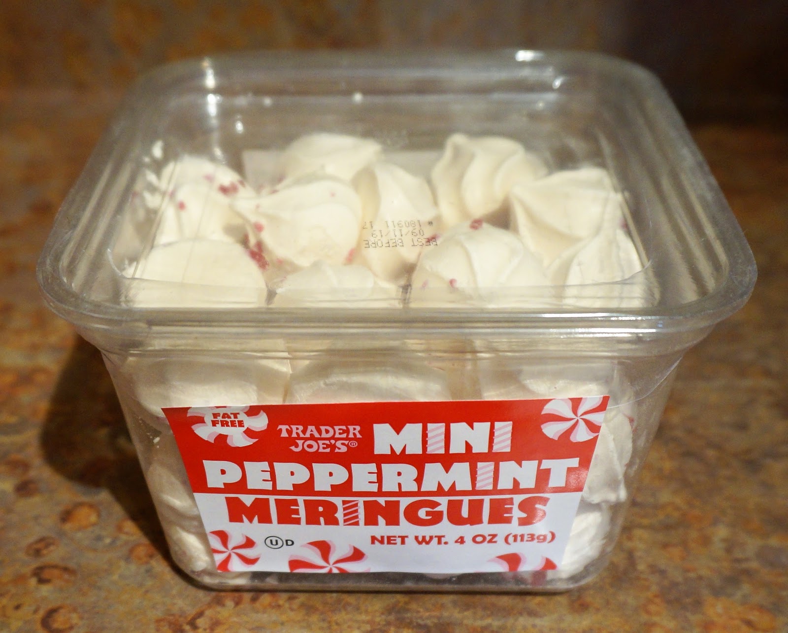 Exploring Trader Joe's: Trader Joe's Mini Peppermint Meringues