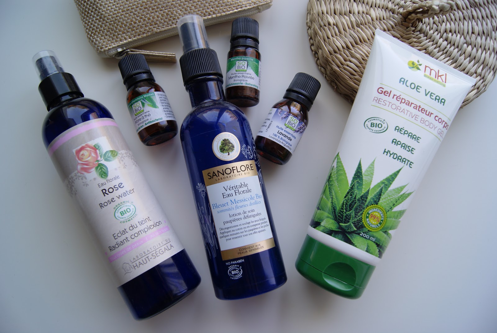 Mes indispensables produits naturels - à la lumière du jour