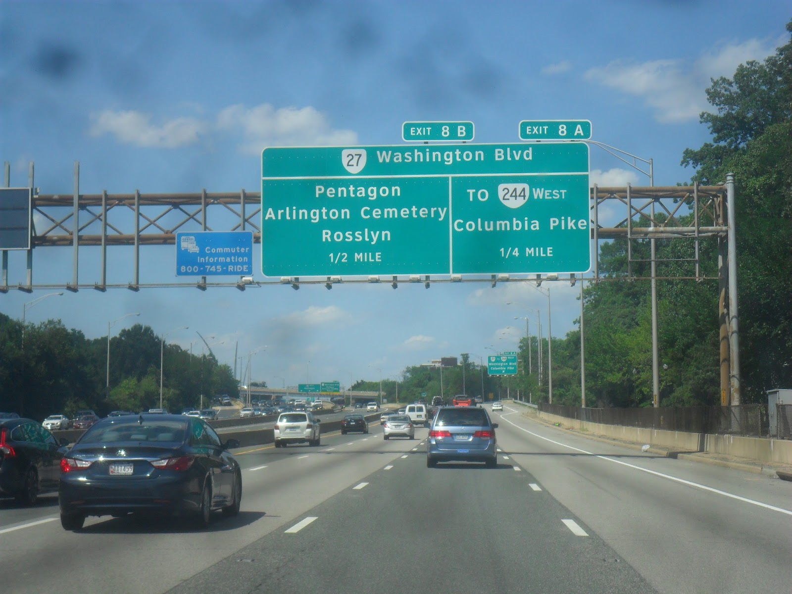 Luke's Signs: Interstate 395 - Virginia & Washington, D.C.