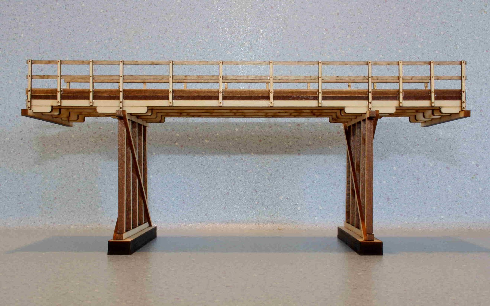 NSWGR Southern Line Layout In A Shed: Double Track Span Timber Road ...