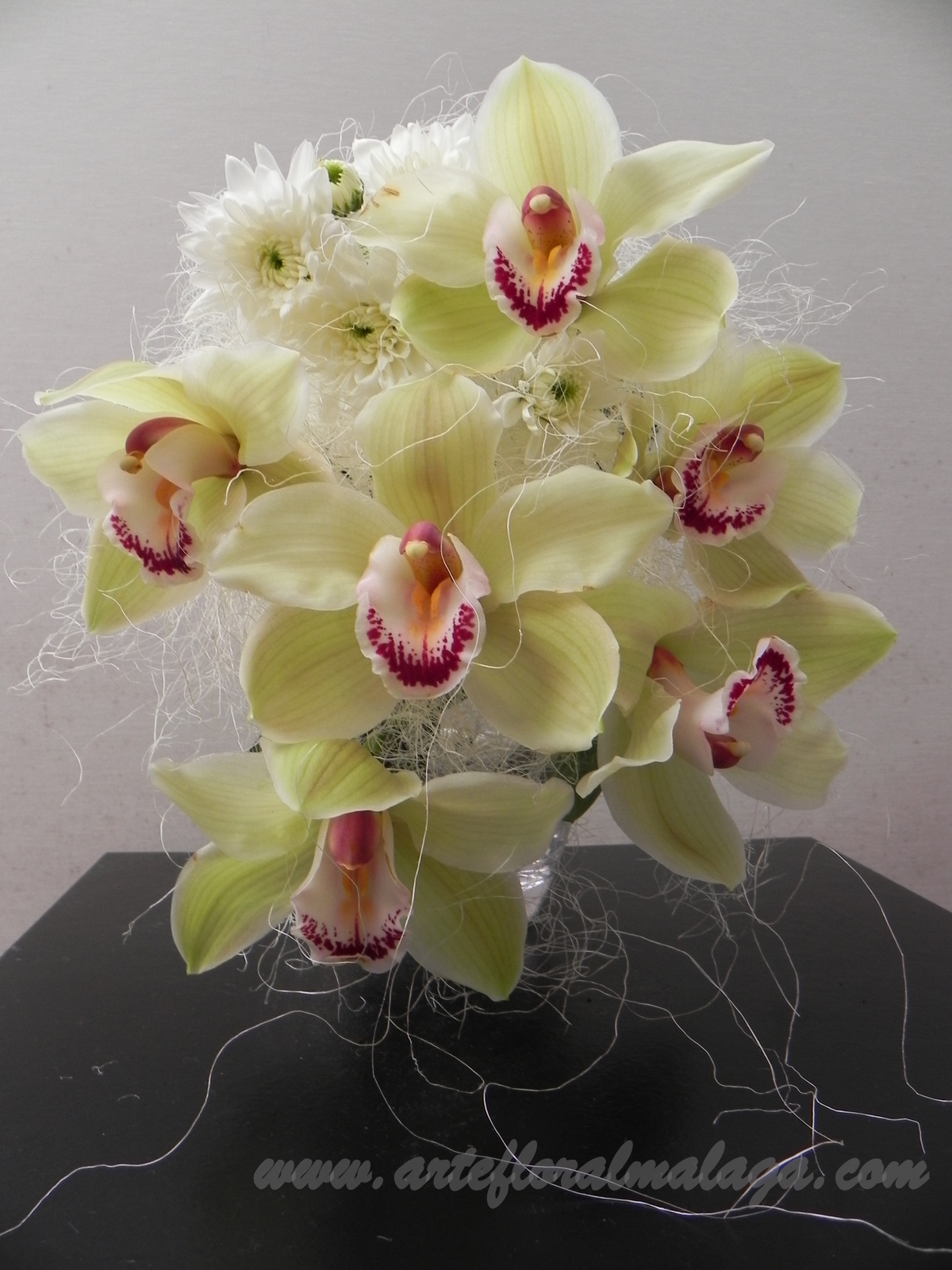 ikebana...arte zen: Ramo de novia : Con Cymbidium: son las orquídeas ...