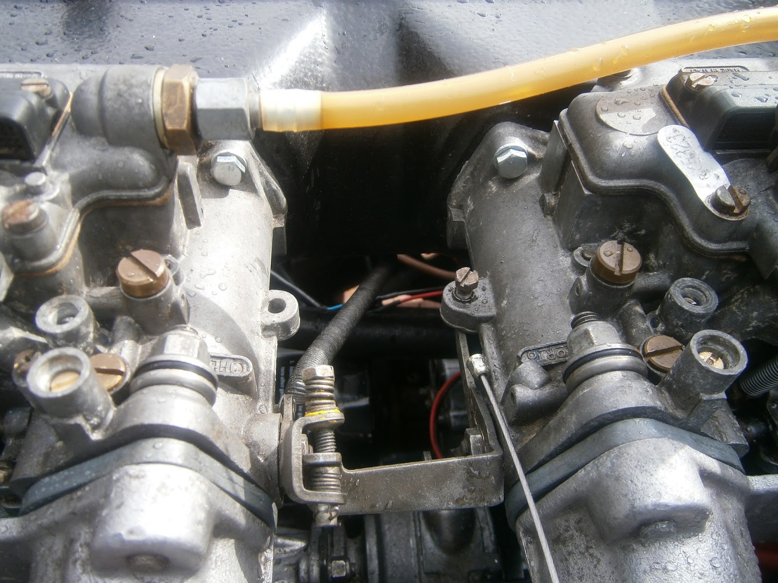 Lotus Excel Restoration: Refitting induction system airbox and hose