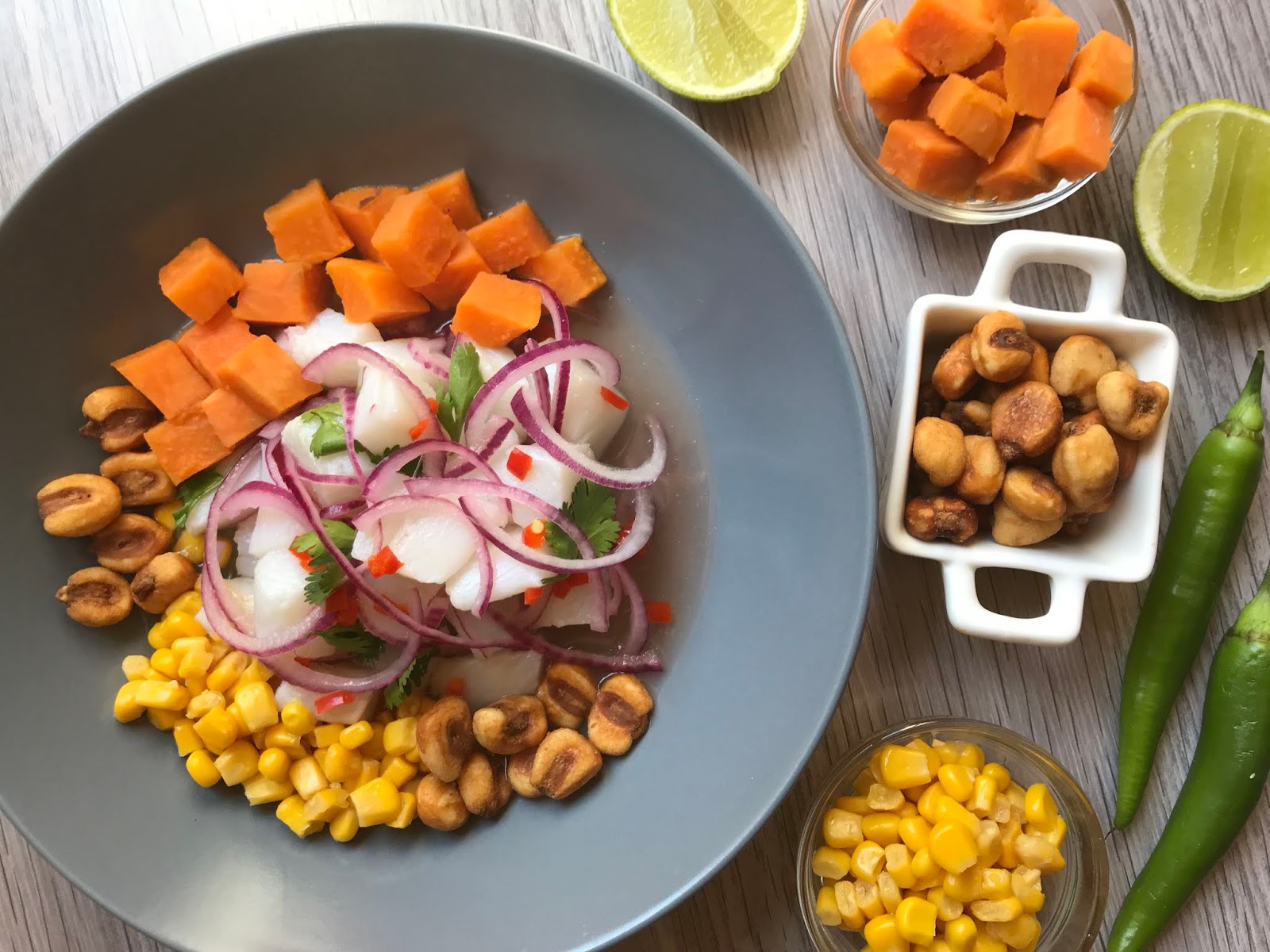Ceviche peruano. Cocinas del mundo