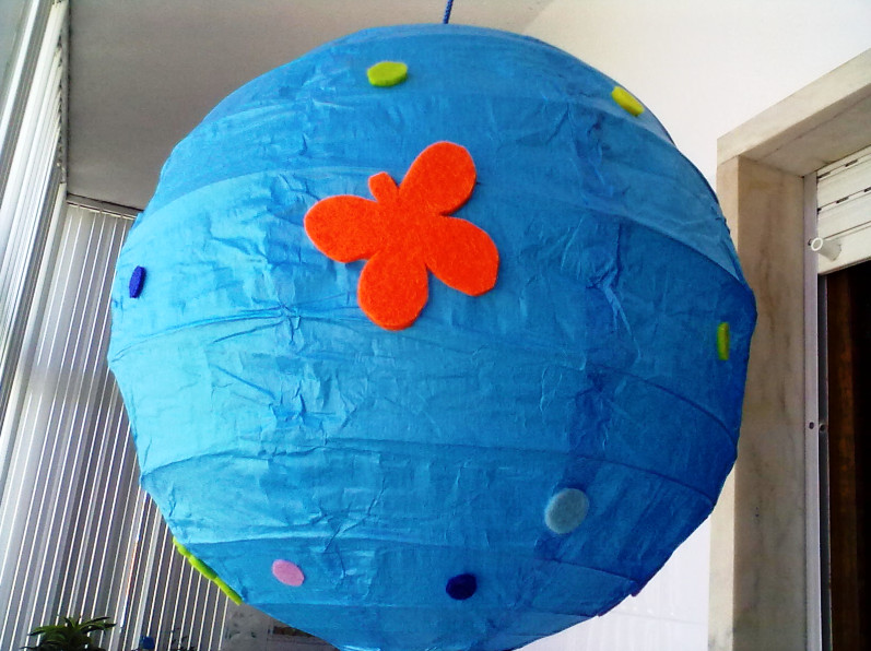 Bunny Bu Biju: Projecto candeeiro de papel