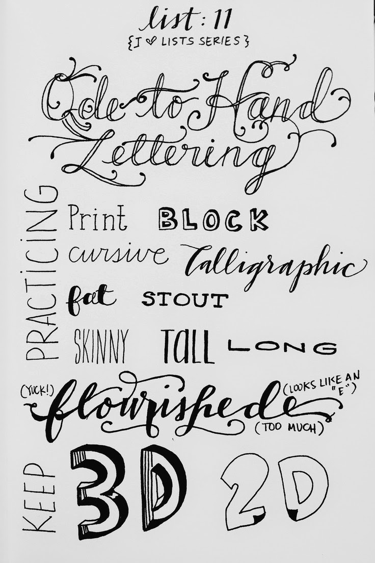 Handmade with love: Themaweek Handlettering # Inspiratie | Lettering ...