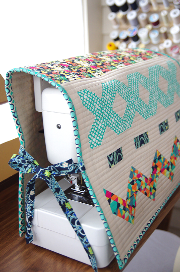 Stitchin’ Sewing Machine Cover Tutorial and Giveaway | During Quiet Time