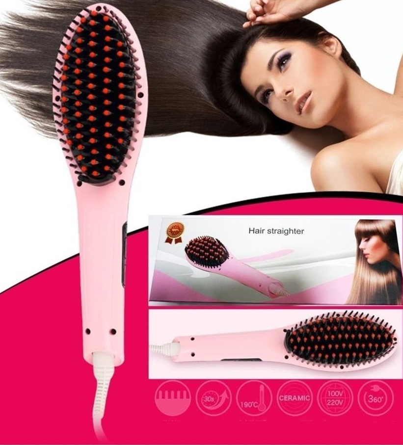 Alat Sikat Meluruskan Rambut Wanita Berkualiti - kedai online