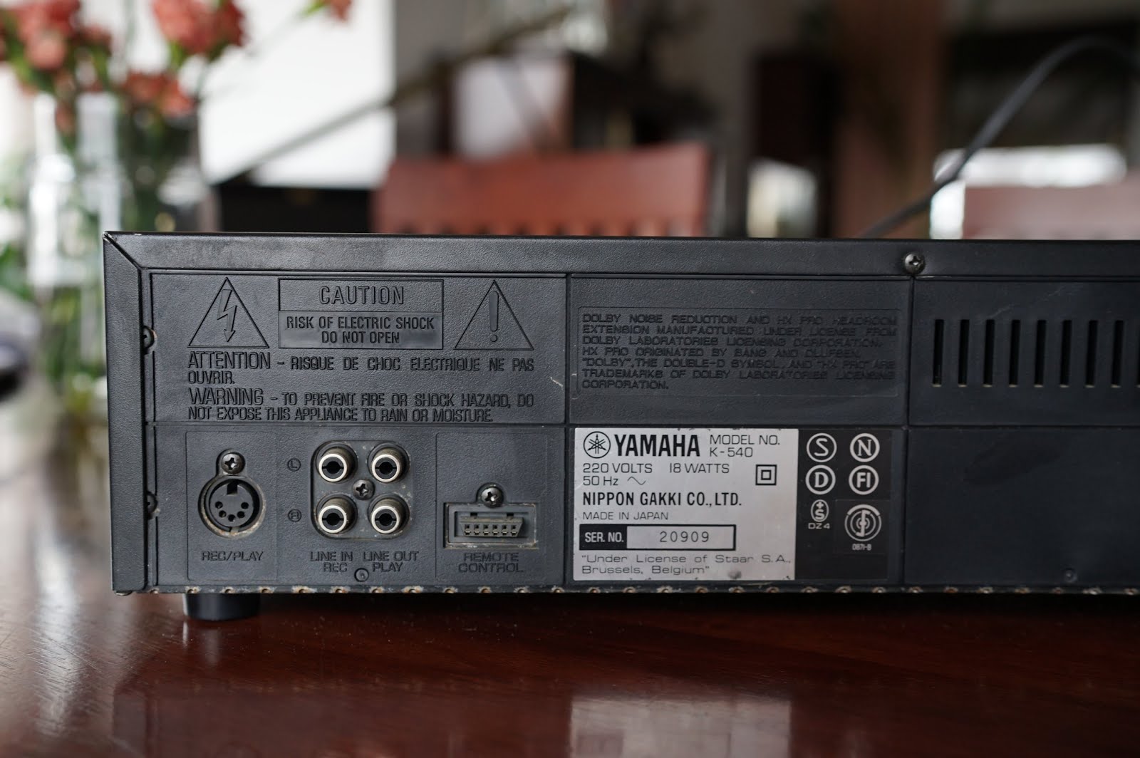 Yamaha K-540 - Stereo Cassette Deck | AudioBaza