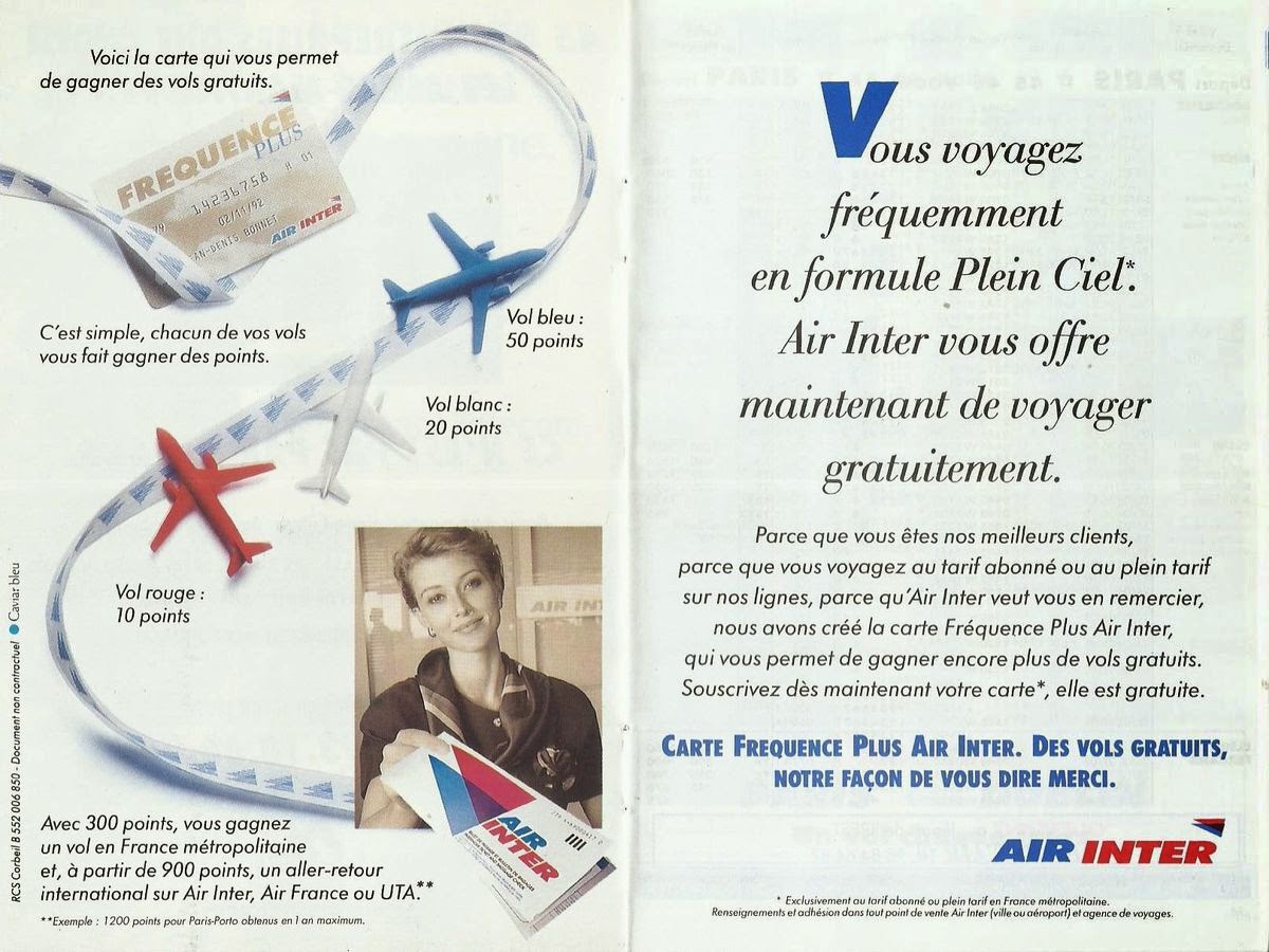 Airline memorabilia: Air Inter (1993)