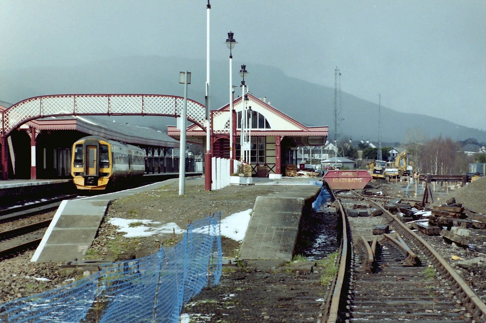 On Track at the Strathspey Railway: Aviemore Switch Timber renewal ...
