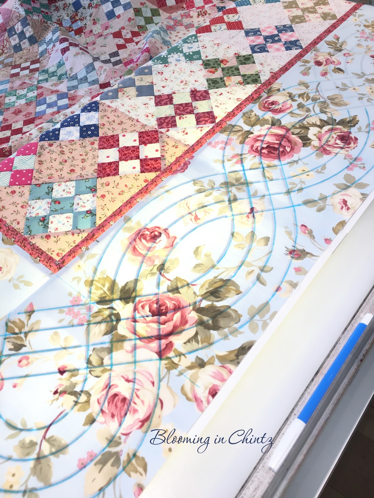 Blooming In Chintz: How I Fit a Cable to a Border