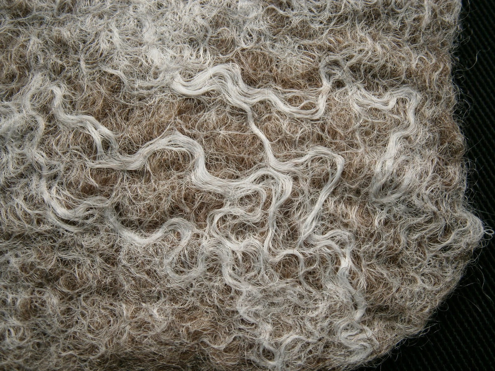 Felt by Zed: Bluefaced Leicester and Crimped Viscose Fibre