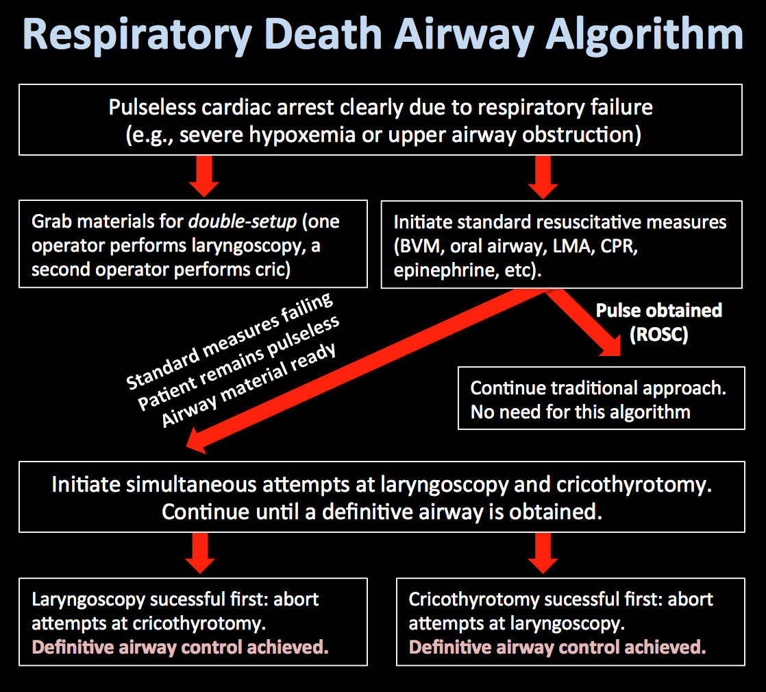 The Respiratory Death Airway Algorithm