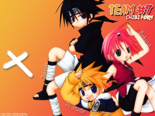A arte dos animes: Chibi de Narutoooo!!!!(*.*)/