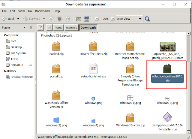Cara Install W3Schools Offline Di Linux | Script Kiddies - Yogi RPL BLC ...