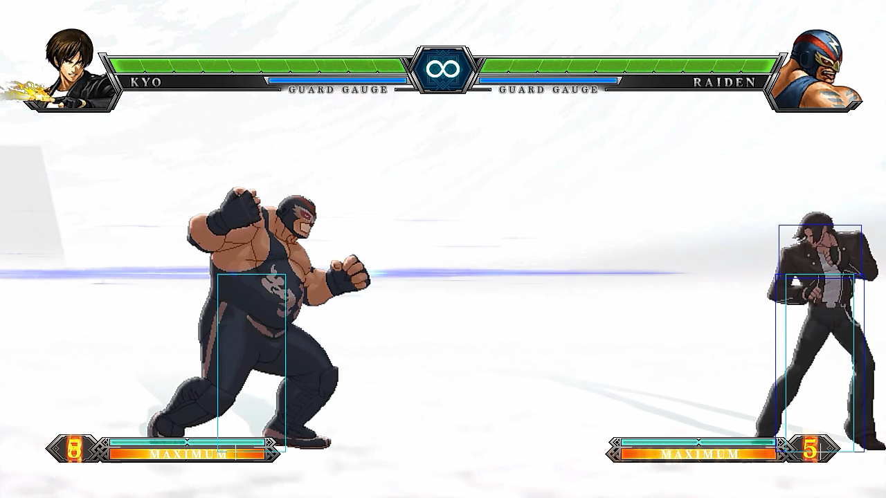 KOF XIII HITBOX: Raiden