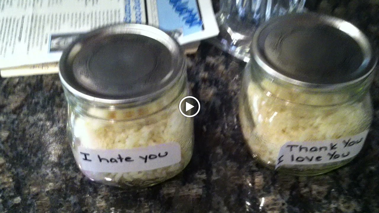 teaching...it's what I do: Kindness and the Emoto Rice Experiment