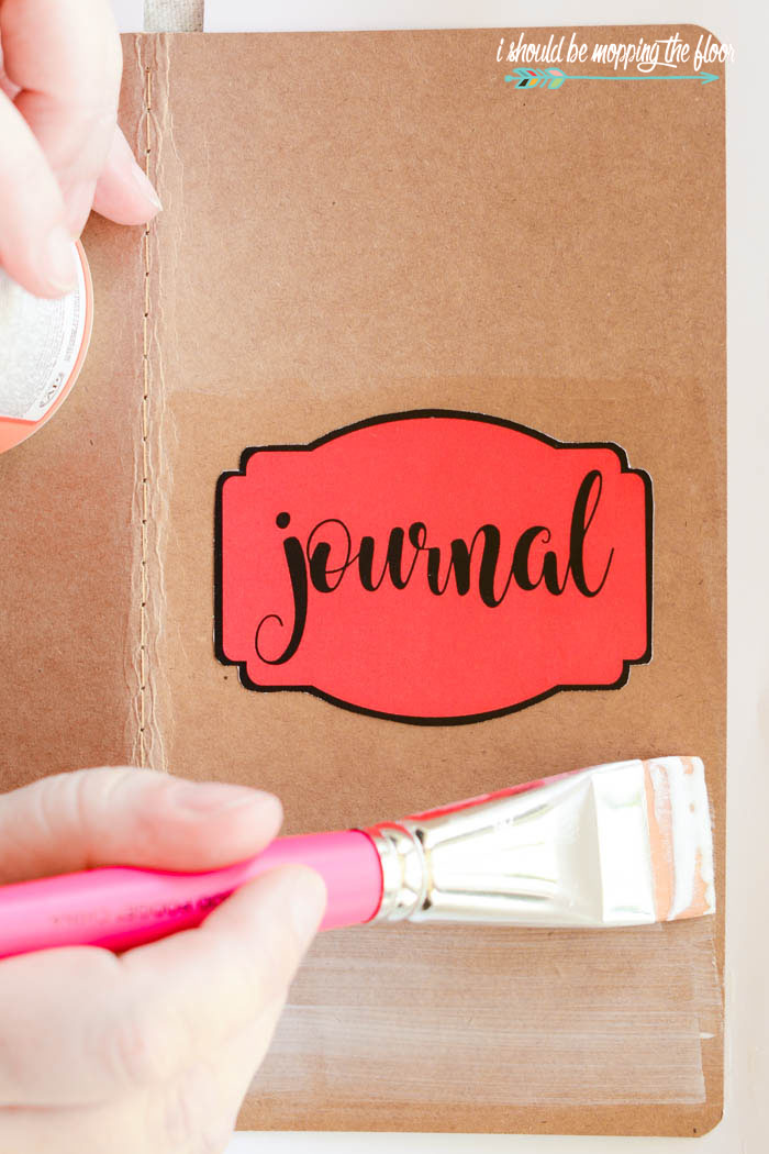 DIY Travel Journals | i should be mopping the floor