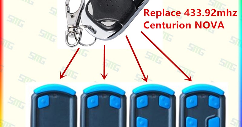 Centsys Centurion NOVA Blue Gate Garage Remote Control Replacement ...