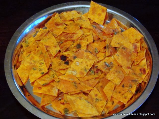 Madappalli - Temple's Kitchen: 481: Methi Crackers/ Fenugreek Crackers