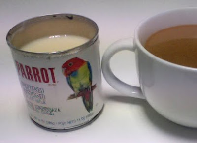 life and objects: object of my morning : PARROT sweetened condensed ...