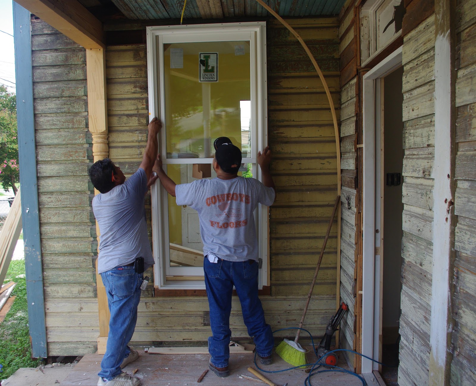 Dignowity Hill Restoration-Another Old House: Window Installation
