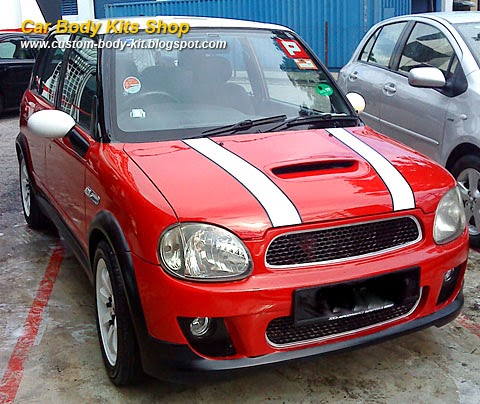 Perodua Kelisa Custom Body Kit front | Custom Body Kits Shop Malaysia