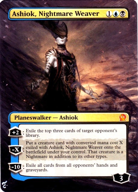 MTG Alters By Tila: Ashiok, Nightmare Weaver - Theros