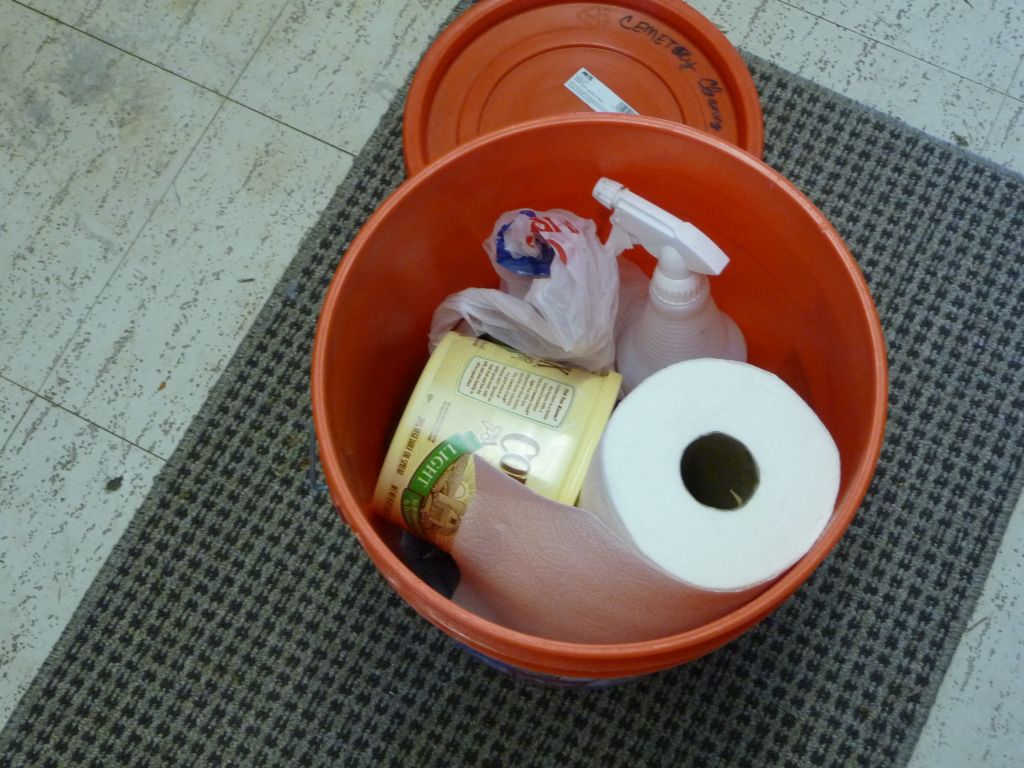 Genealogy and Other Thoughts: Cemetery Cleaning Kit