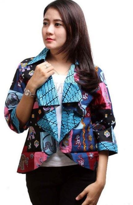 10 Model Baju Batik Atasan Kerja Wanita Terbaru 2020