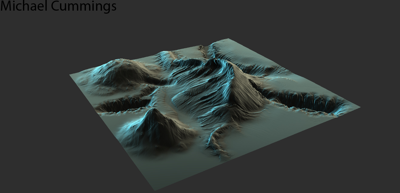 Terrain Stamps for Mudbox | 3D Model Mashup - Michael Cummings