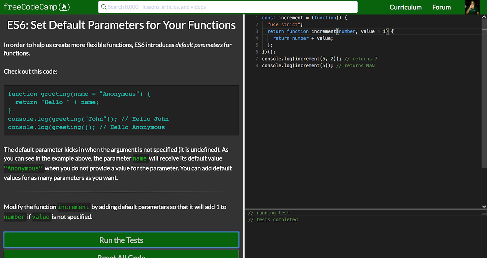 Just A Few Things Set Default Parameters For Your Functions Just A Few Things Set Default Parameters For Your Functions