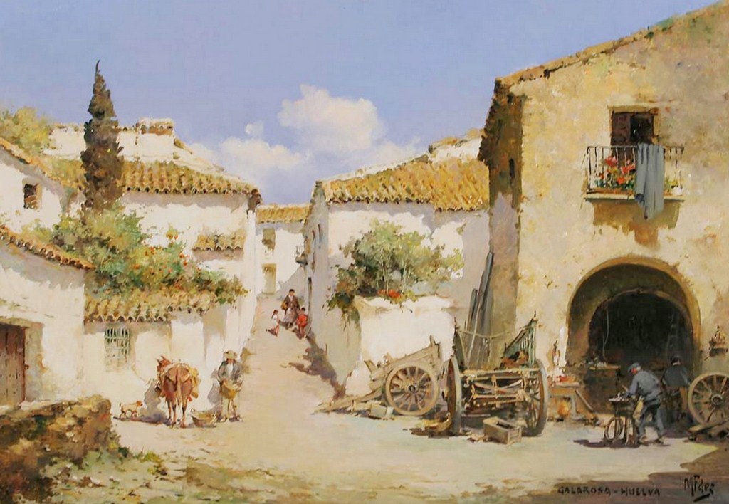 Historia y evolución de la pintura artística : Paisajes Coloniales de ...