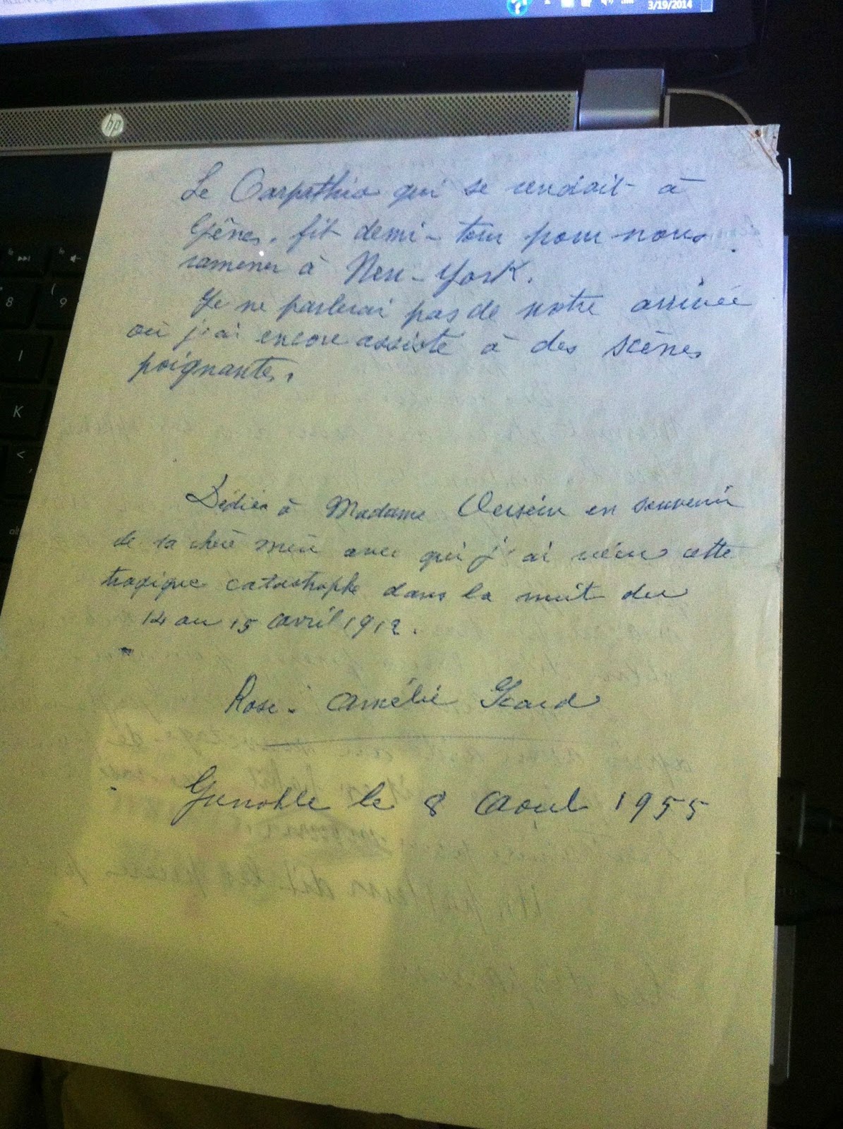 Titanic Survivor’s Letter Reveals Harrowing New Perspective on the ...