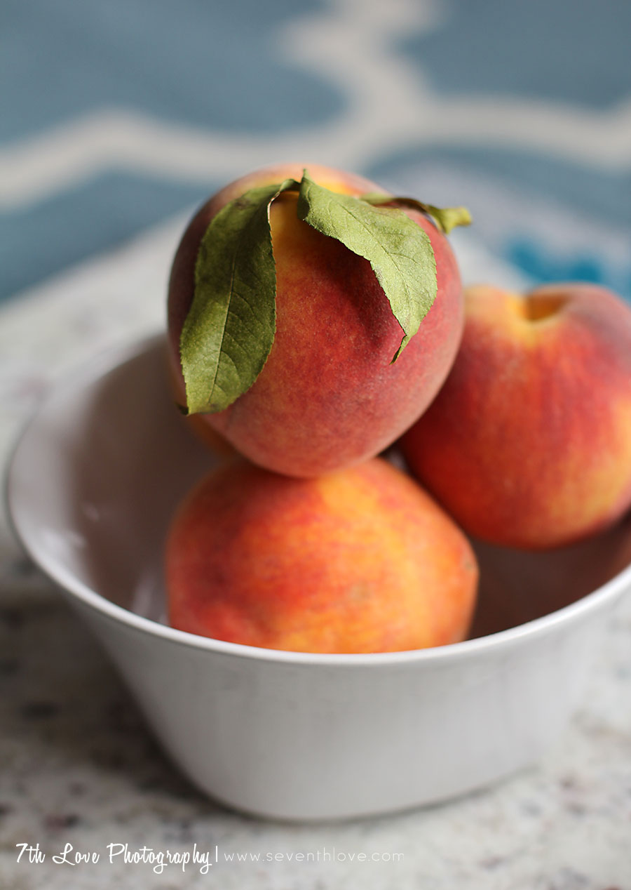 Peaches {Food Photography} - Seventh Love Photography